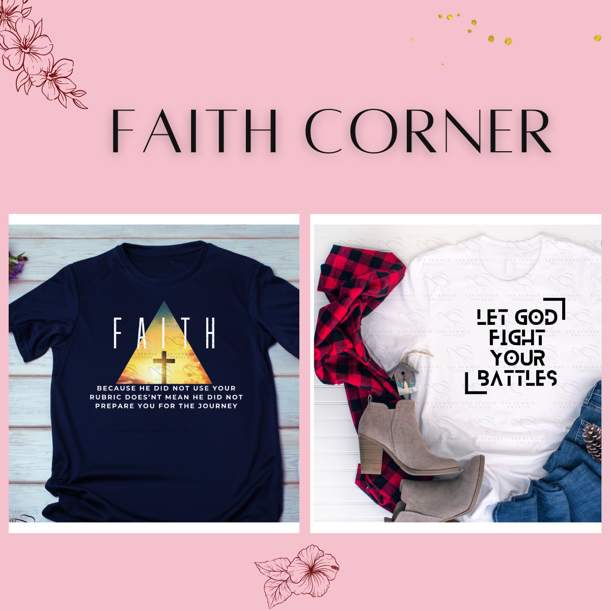 FAITH CORNER – Les Femmes Totalle LLC